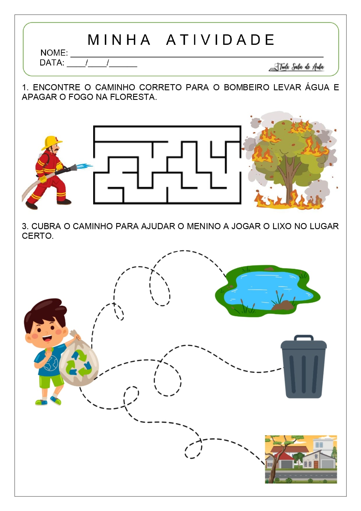 Atividades sobre o Meio Ambiente - Educação Infantil - Tudo Sala de Aula