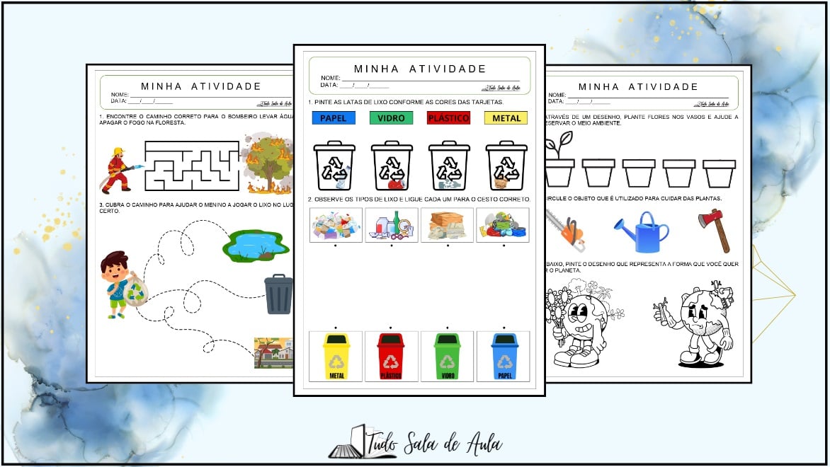 Atividades sobre o Meio Ambiente - Educação Infantil - Tudo Sala de Aula