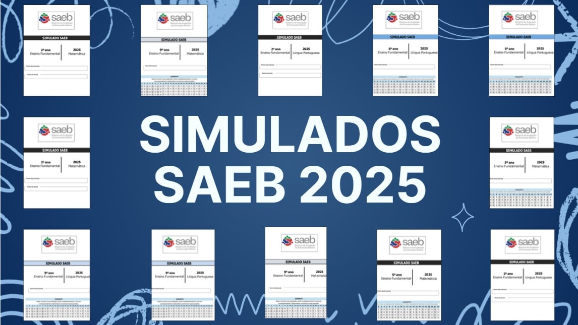 Simulados Saeb de Português e Matemática 2025 - Tudo Sala de Aula