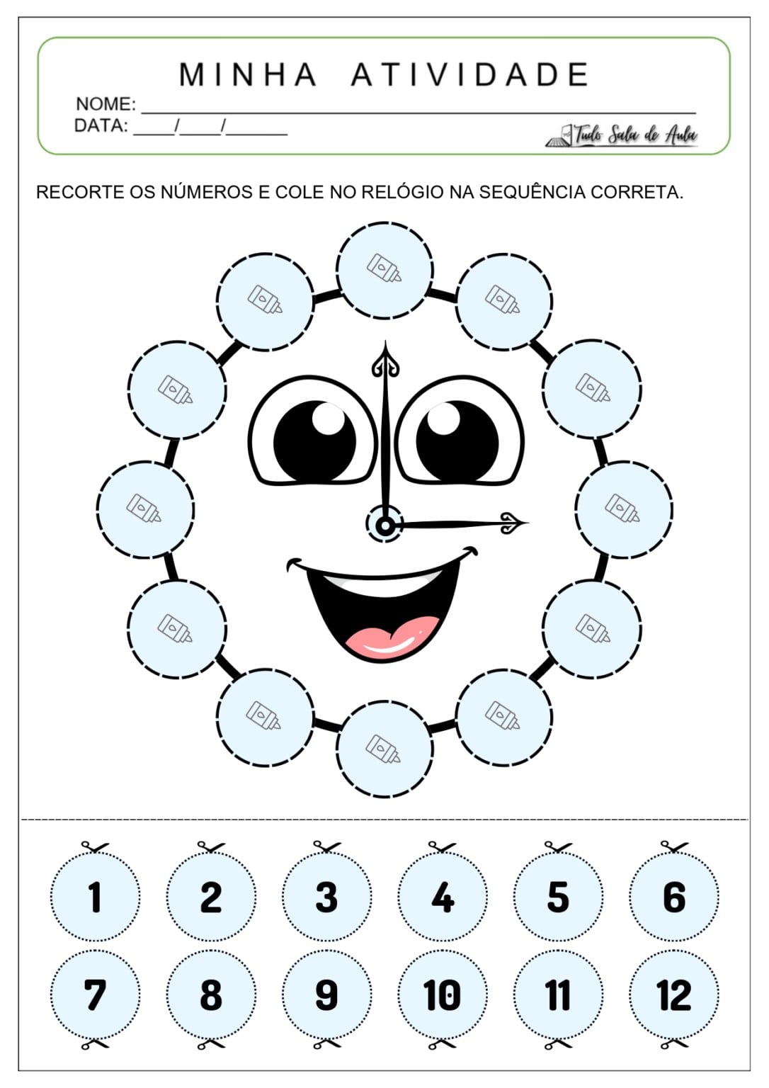 10 Atividades de Recorte e Colagem sobre Quantidades - Educação ...