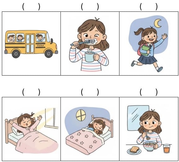 Atividade de Noções de Tempo: Antes, Durante e Depois - 2º e 3º ano ...